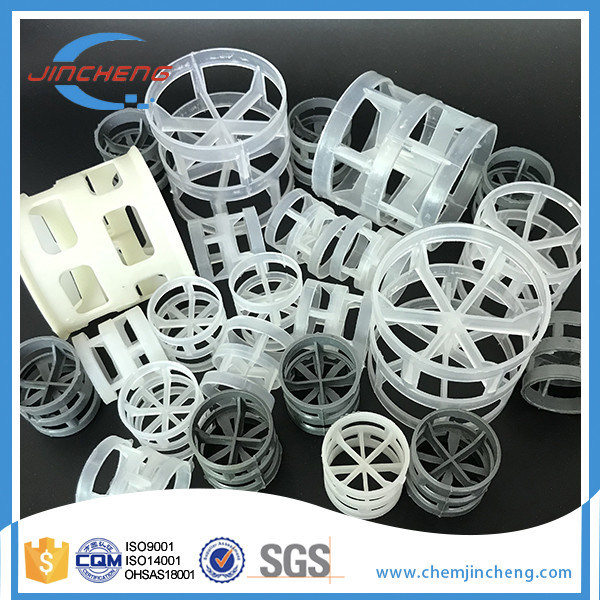 Anti Corrosion Plastic Random Packing / Raschig Rings / Pall Rings For ...