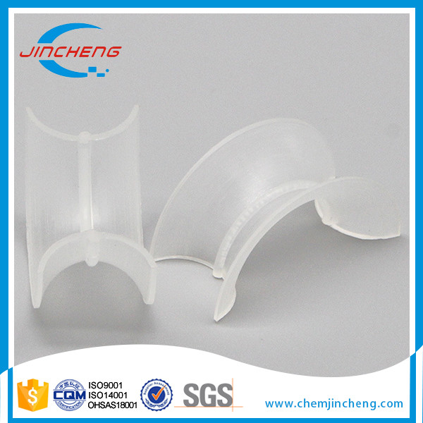 Plastic Intalox Saddle Packing 50mm For Alkali Chloride Industry ...