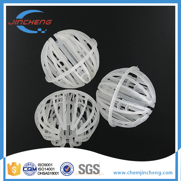Heat Resistant Plastic Random Packing , Big Flux Polyhedral Hollow Ball