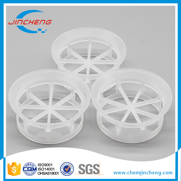 Industrial Plastic Random Packing , PVDF Cascade Mini Rings 16mm 25mm 40mm